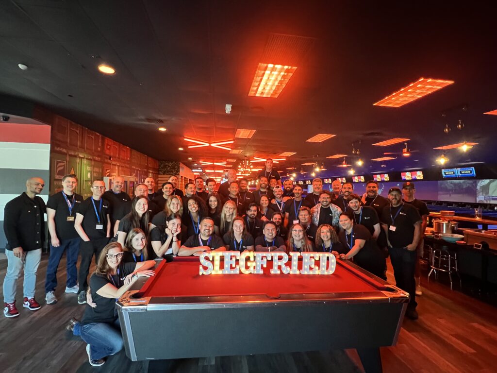Team Building, Bowlero in Manteca - Siegfried Engineering